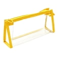 Clear Triangular Pencil Case Large Capacity Transparent Zipper Pouch ...