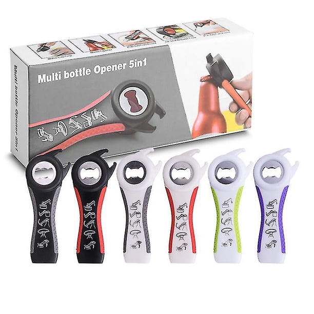 Multifunctional Plastic Five-in-one Bottle Opener Can Opener Creative ...