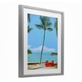 Stupell Industries Dreaming Of Palm Trees Gray Framed Print Under Glass ...