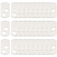 1 Box Aluminium Pendants Stamping Blank Tag Name Plate Business Card ...