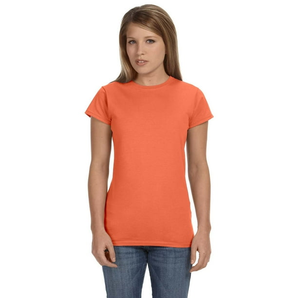 Gildan The Gildan Ladies Softstyle 45 Oz Fitted T Shirt Heather