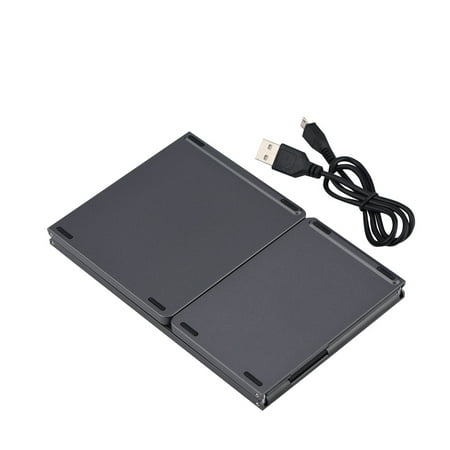 Tri-folding Bluetooth Wireless Keyboard Mini Portable Touchpad for IOS ...
