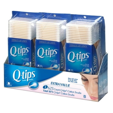 Q-tips Cotton Swabs 500 ea (Pack of 2) - Walmart.com
