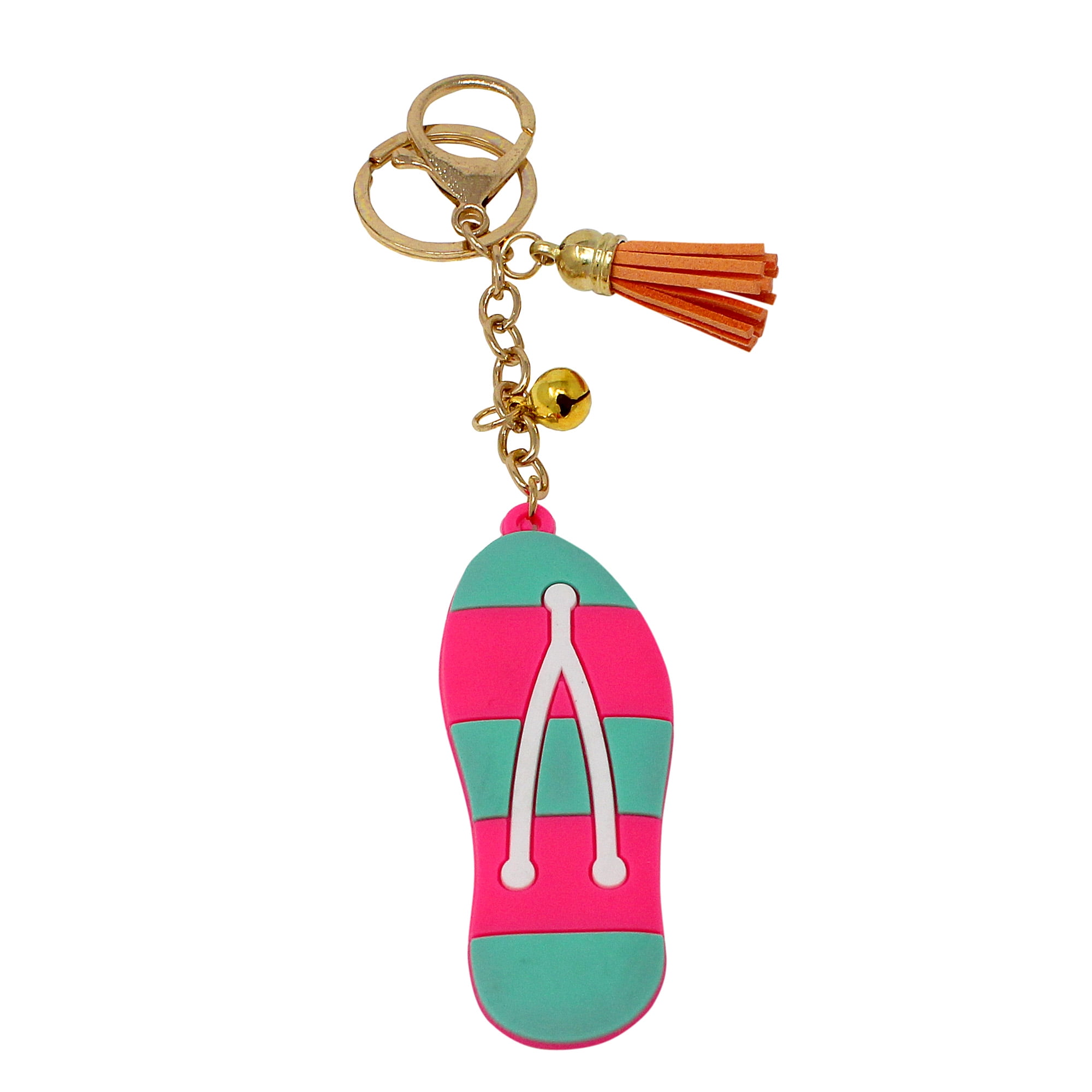 Flipflop Keychain Bag Charm PVC - Walmart.com