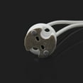 Hemoton Ceramic MR16 MR11 12V Low-voltage Lampholder Wire Connector ...