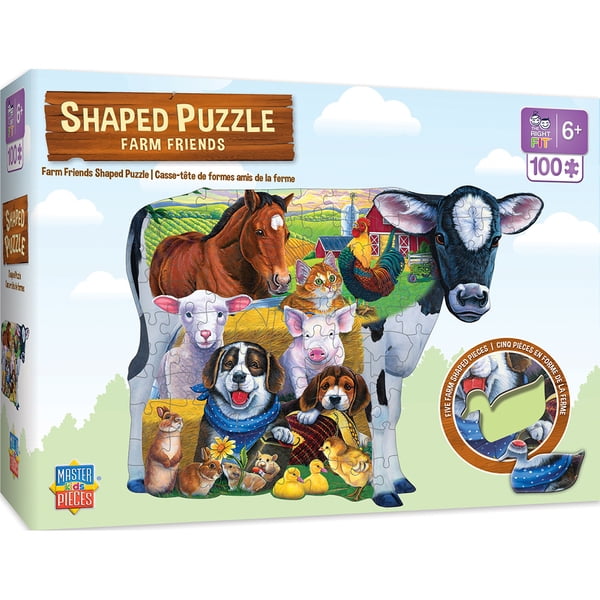 Click here for Masterpieces Farm Friends 100pc Shaped Puzzle prices