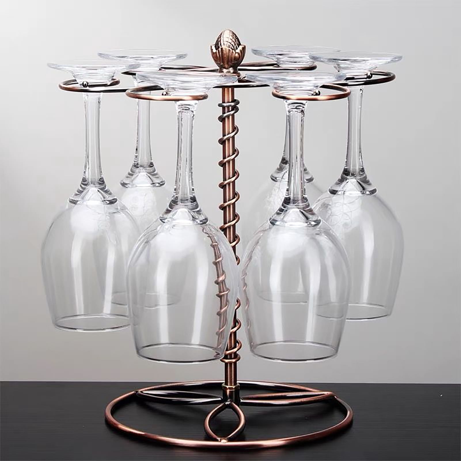 Travelwant Wine Glass Rack, Countertop Wine Glass Holder, Elegant ...