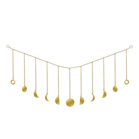 Moon Chains Wall Decoration Moon Phase Bedroom Ornaments Decoration ...