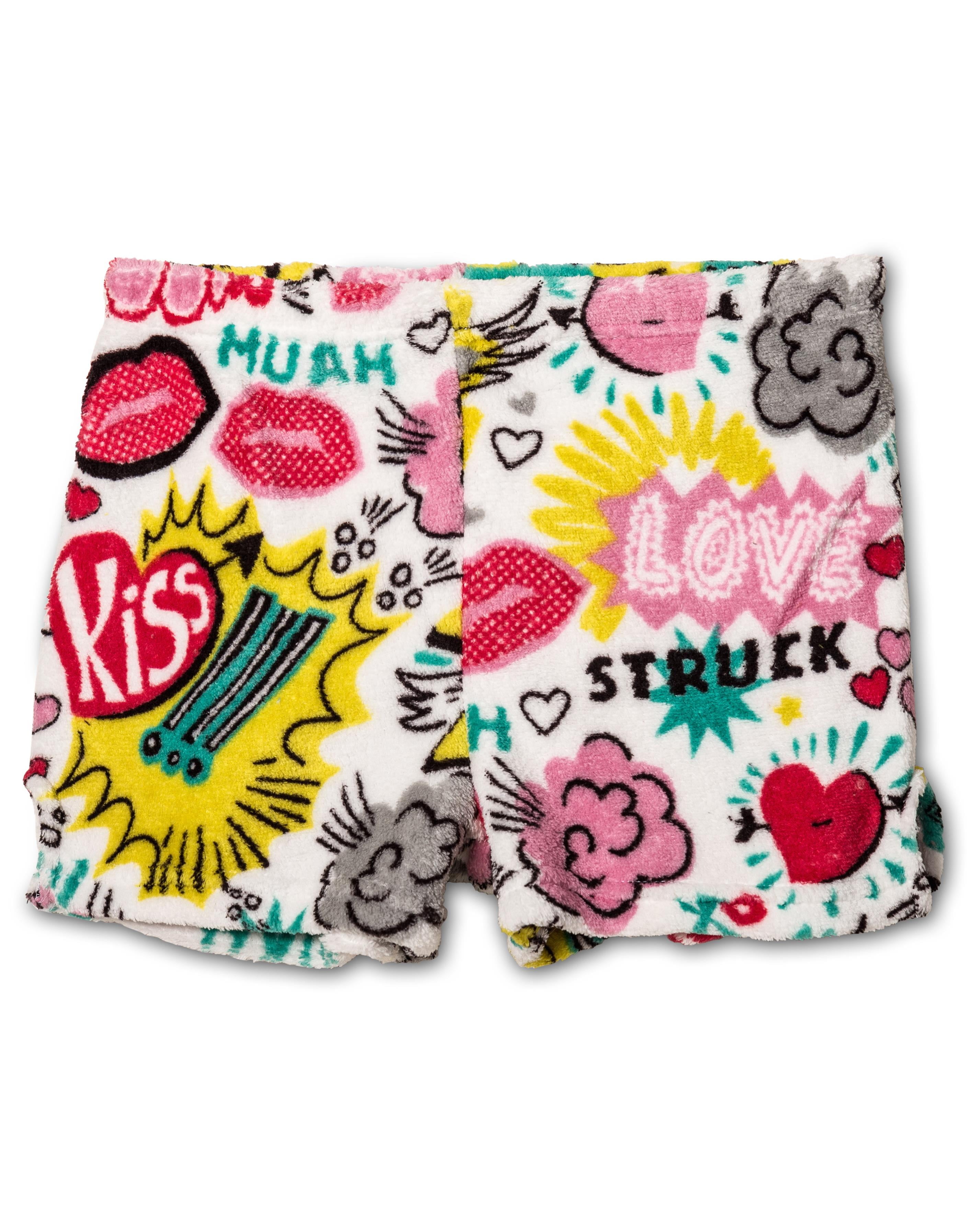 Big Girls Pajama Shorts Female 2T-7, XOX, Size: 4, Up Past 8 - Walmart.com