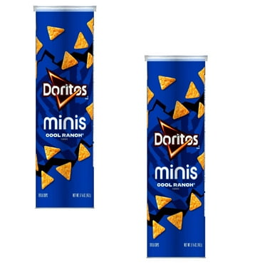 Doritos Cool Ranch Mini Snack Chips, Small Lunch Size Canister, 5.125 ...
