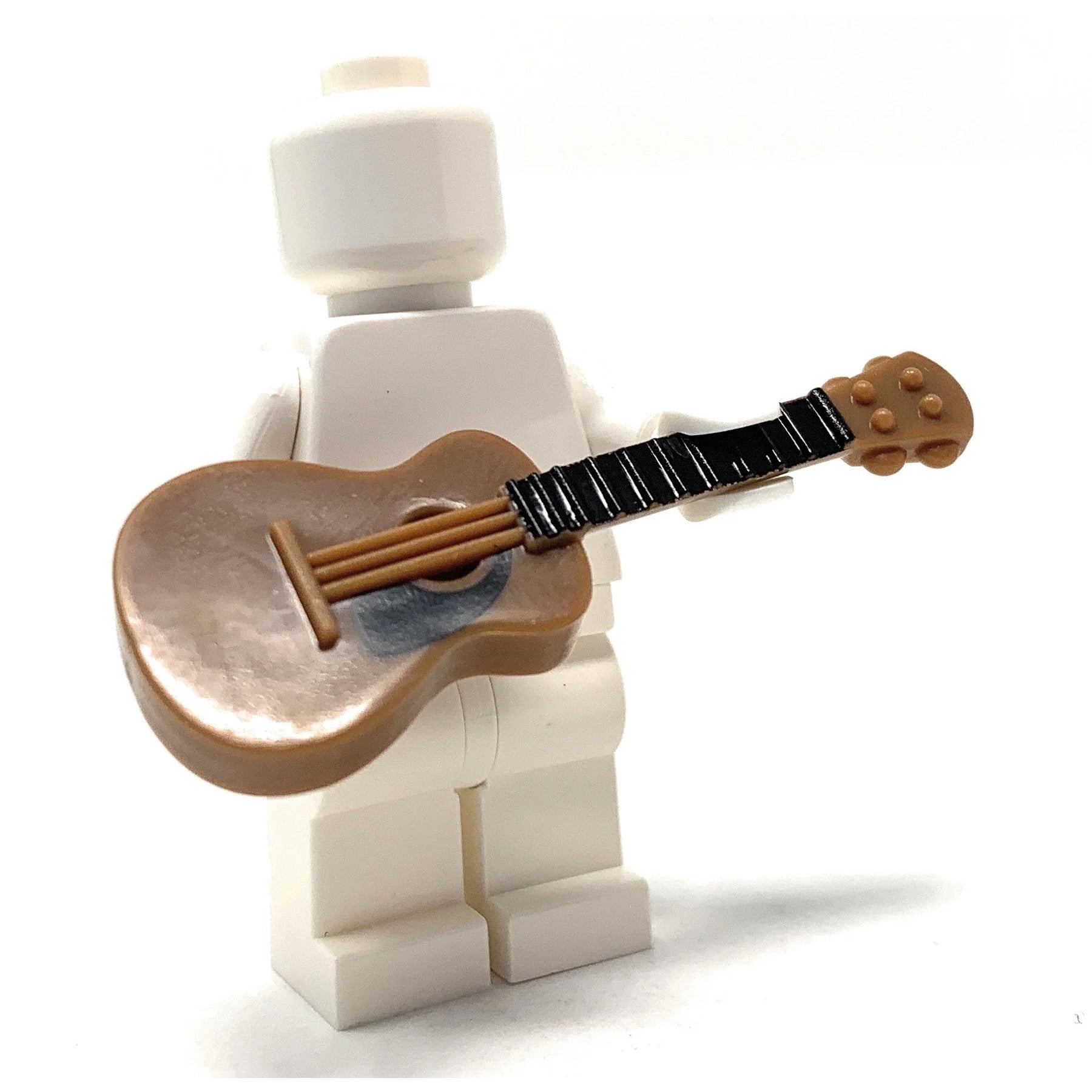 Acoustic Guitar (Brown/Black) - BrickForge Part for LEGO Minifigures ...