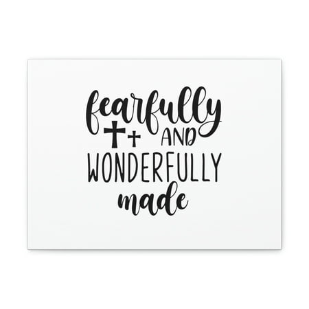 Scripture Walls Wonderfully Made Psalm 139:14 Cross White Christian ...