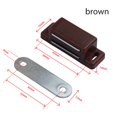 4 Pcs Cabinet Magnet Latch Door Catches Kitchen Cupboard Wardrobe ...
