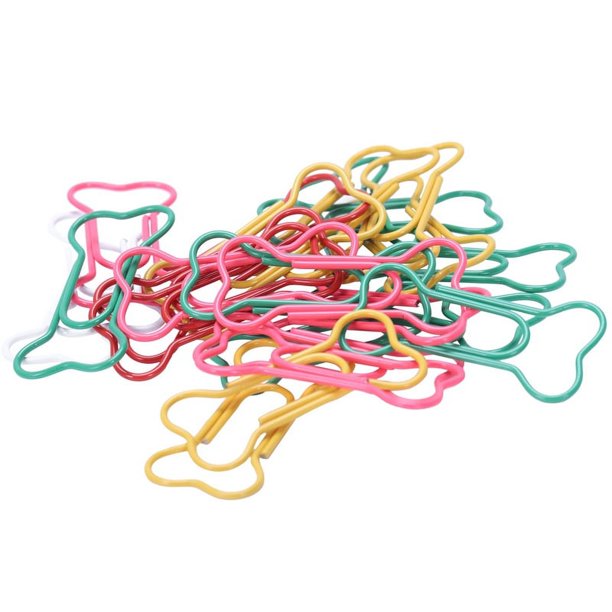 Symkmb Metal Paper Clips 24 Pieces in PVC Box Bone - Walmart.ca