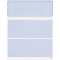 Computer Check Paper - Blank Personal Wallet Checks 3 on a Page ...