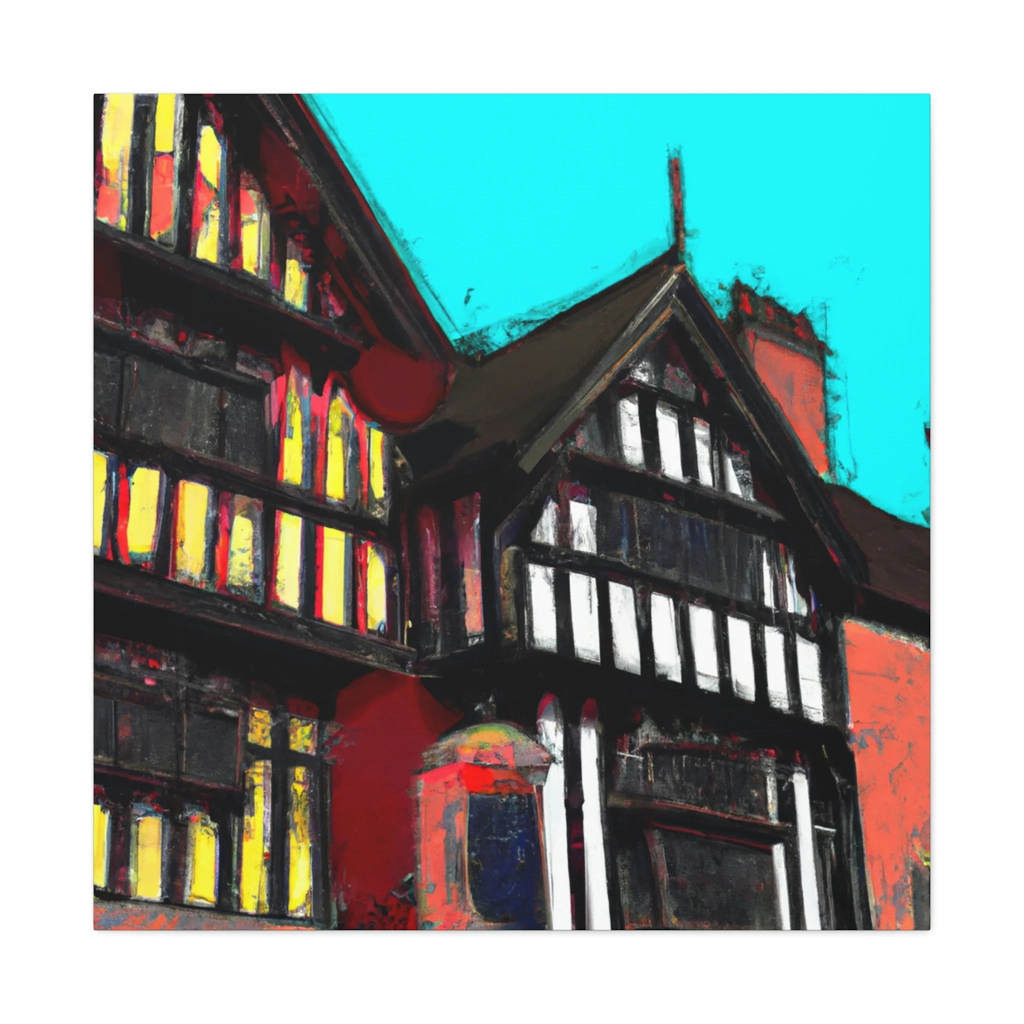 Tudor Pop Art Portrait - Canvas - Walmart.com