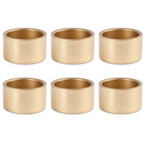 DII Gold Acrylic Painted Napkin Rings, Set of 6, Perfect for Dinner ...