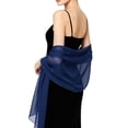 Bbyeadc Women's Shawl Chiffon Evening Shawl Wrap for Dresses Sheer ...