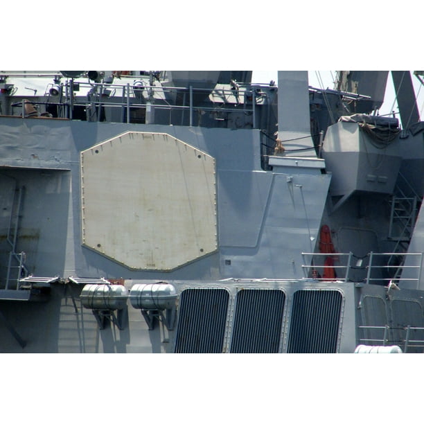 24x36 gallery poster, USS Paul Hamilton (DDG-60) Antenna AN SPY-1 Radar ...