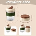 Dienrx Overnight Oat Container with Lid, Separated Fruit And Nut ...