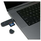 onn USB C/USB 2.0 Memory Card Reader for SD/Micro SD Cards - Walmart ...