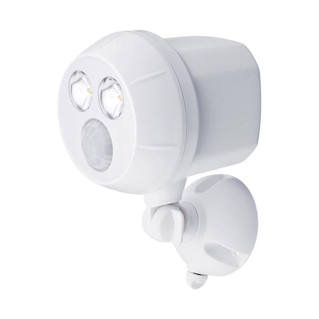 Mr. Beams 3520533 Motion-Sensing LED Spotlight - White Plastic ...