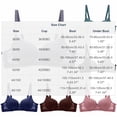 CHUMUD Women's no Underwire Push Up Bra Adjustable Straps Rhinestone ...