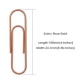RILOMBAO Paperclips 4 inch (100mm) Extra Large Paper Clips Sturdy ...