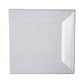 BalsaCircle 10 Pieces 6" Clear Plastic Square Plates Disposable Party ...