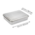 Nvzi 1pcs Nonstick Bakeware Cake Pan with Lid Stainless Steel Baking ...