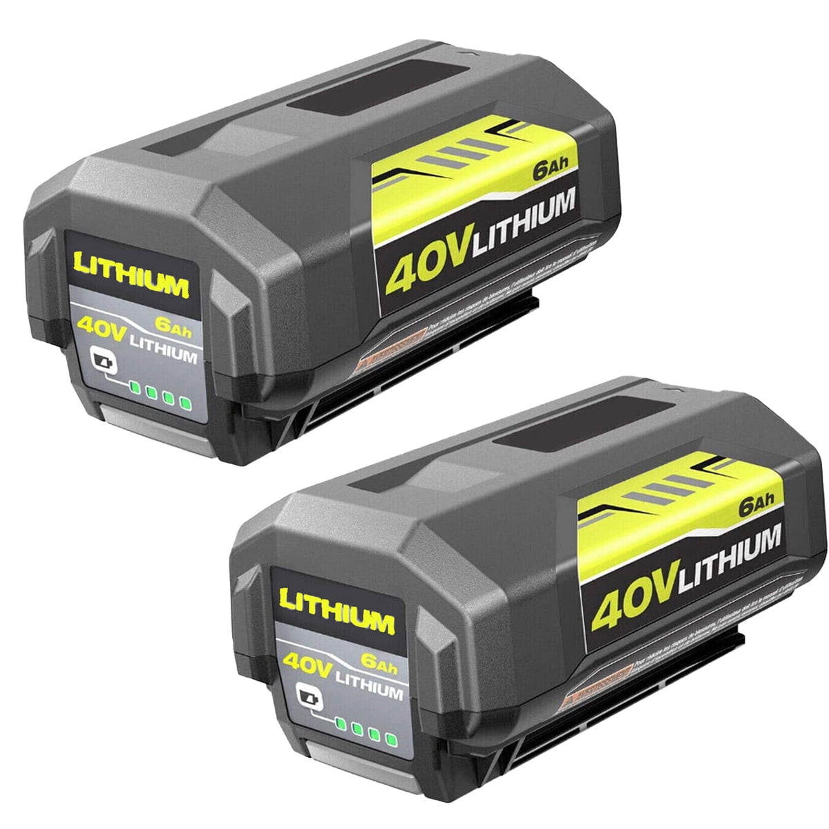 2Pack 40V Battery For Ryobi 40 Volt 6.0Ah Lithium OP4050 OP40602 ...