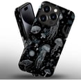 Case for iPhone 12, Ink Painting Jellyfish for 2 in 1 Hard Shell ...