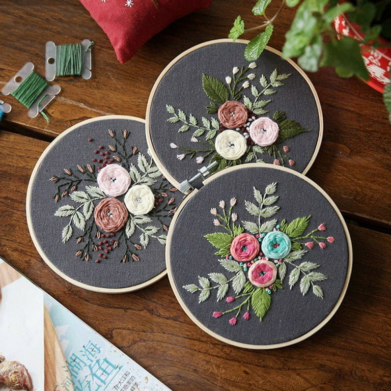 European Plant Flower Embroidery Cross Stitch Kit Diy European Flowers