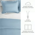 Noble Linens 2-Piece Light Blue Duvet Cover Set, Twin/TwinXL - Walmart.com