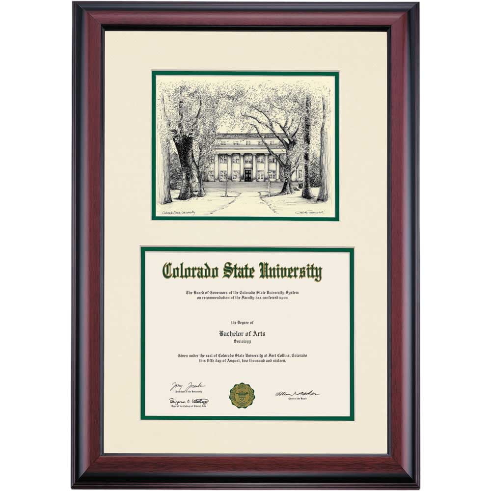 OCM Diploma Frame | Colorado State University Ram | Displays Diploma ... OCM Diploma Frame | Colorado State University Ram | Displays Diploma ...