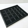 MOMOJIA Memory Foam Lined Square Jewelry Organizers Box For Delicate ...