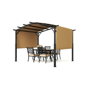Aoxun 12x14 Outdoor Pergola, Patio Aluminum Pergola with Upgraded ...