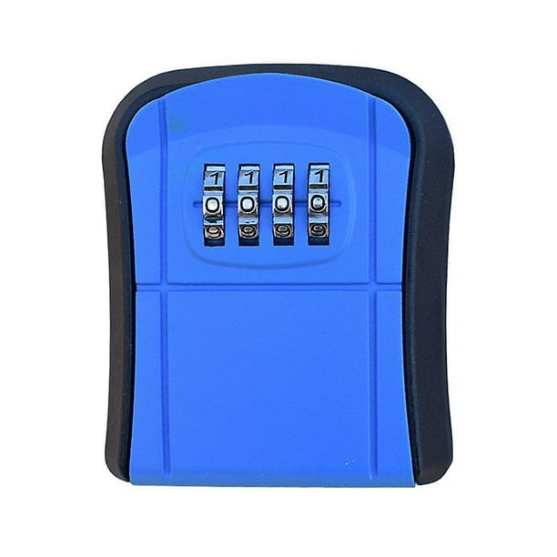 [5 Keys Capacity] (blue) Key Safe, [wall Mounted] Heavy Duty Key Lock ...