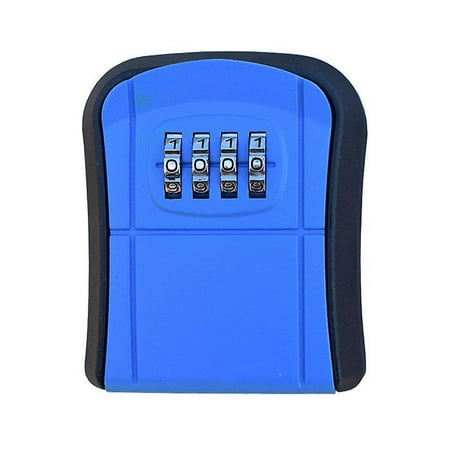 [5 Keys Capacity] (blue) Key Safe, [wall Mounted] Heavy Duty Key Lock ...