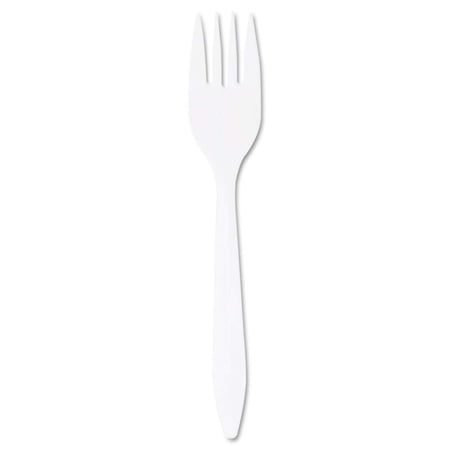 Dart F6BW Style Setter Mediumweight Plastic Forks, White, 1000/Carton ...