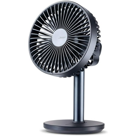 USB Desk Fan, Rechargeable Oscillating Table Fan, 4000mAh Battery ...