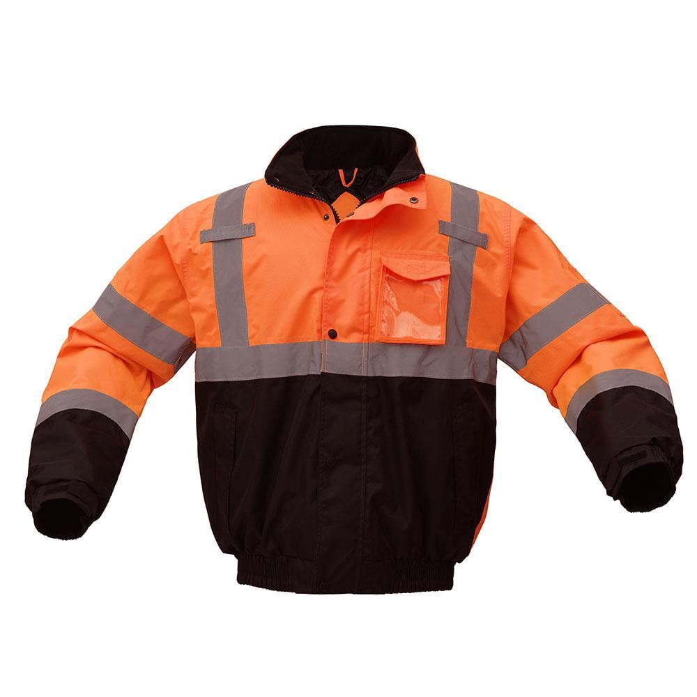 GSS Safety Class 3 Waterproof Bomber Jacket HVO - Walmart.com