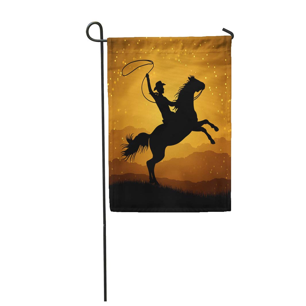 Cowboy Lasso Silhouette