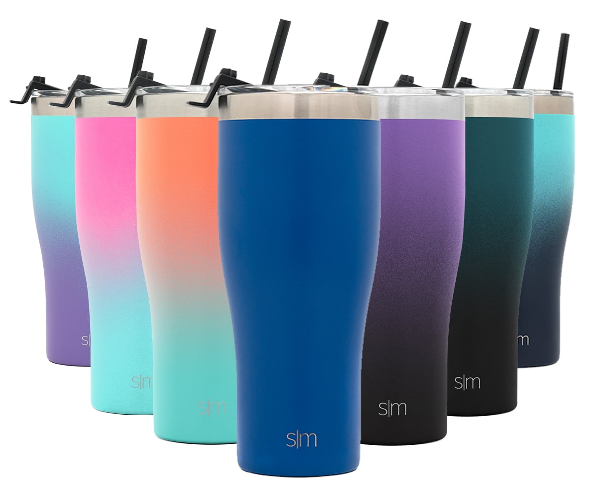 Simple Modern 32oz Slim Cruiser Tumbler with Straw & Closing Lid Travel ...
