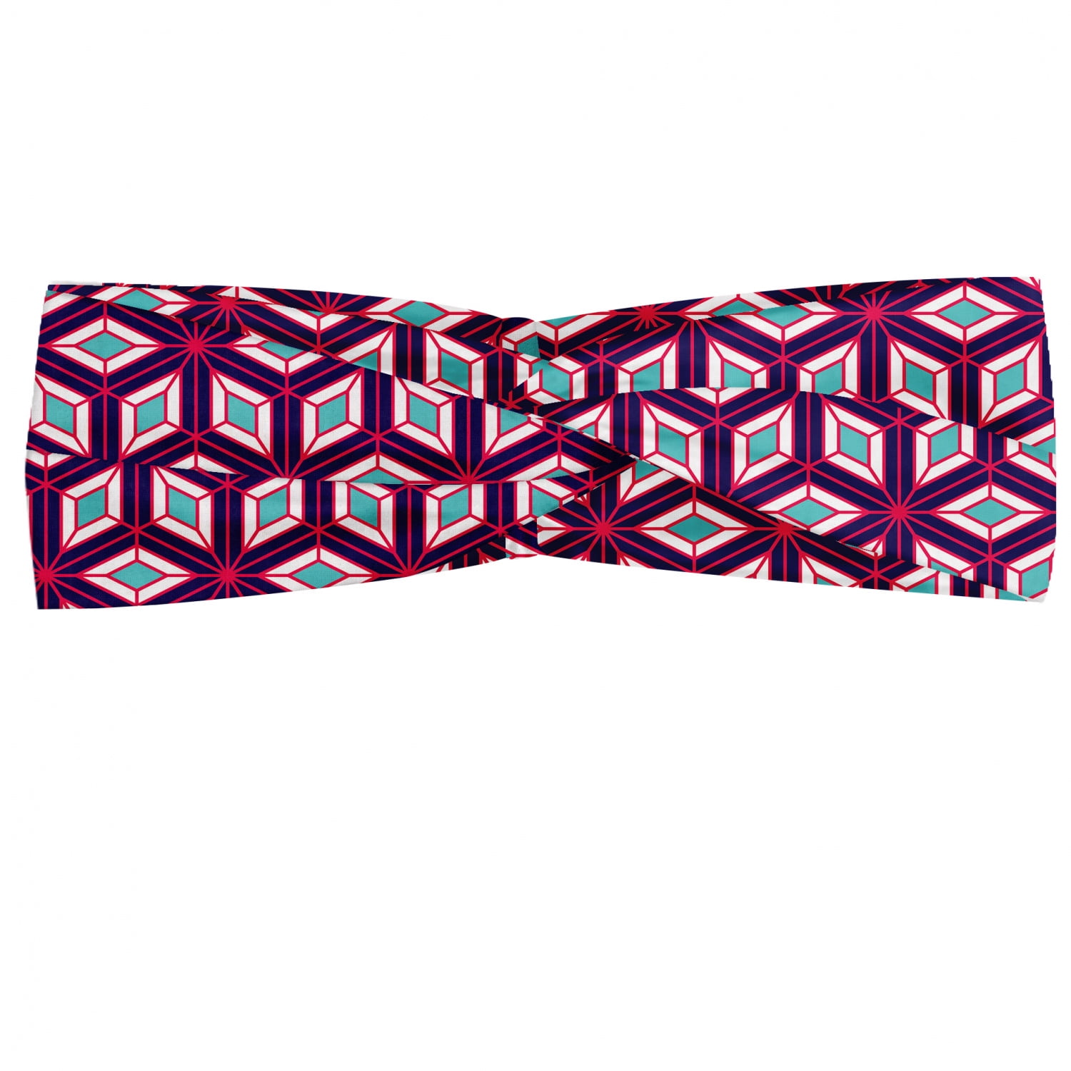 Geometric Headband, Modern Simple Mosaic Composition with Diamond ...