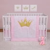 Disney Princess Happily Ever After 3 Piece Crib Bedding Set, Pink ...