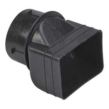 Flex-Drain 3'' X 4'' X 4'' Downspout Adapter - Walmart.com
