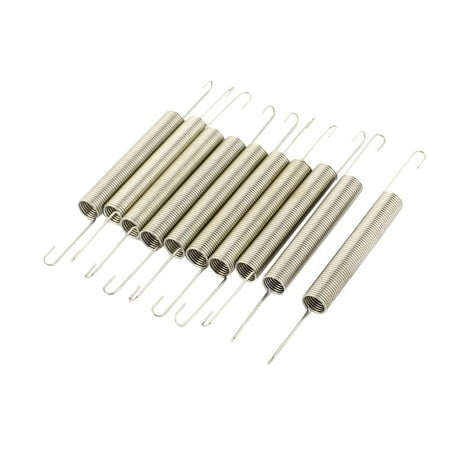 10 Pcs Silver Tone Metal Internal Pipe Bending Spring 1.0mm x 10mm x ...