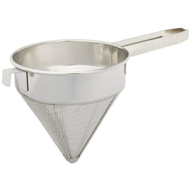 Norpro Handheld Stainless Steel Chinois Strainer, Fine Mesh with Stand ...