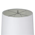 JERFIT Multicolor Glass Table Lamp with Drum Shade, Energy Efficient ...